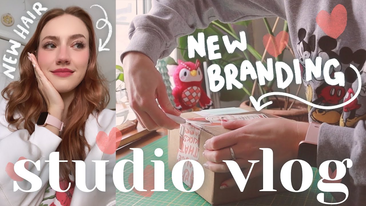 STUDIO VLOG 29| I'm BACK!! New branding, moving shop platforms, new ...