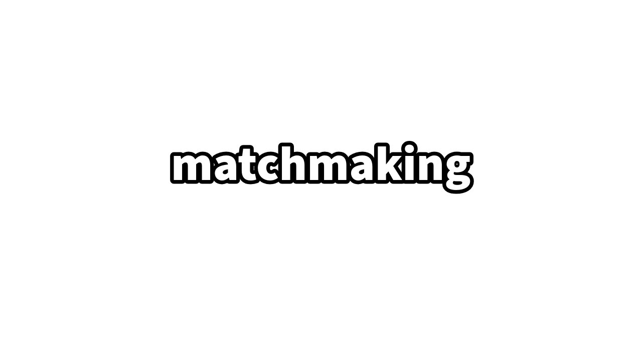 TDS matchmaking - YouTube