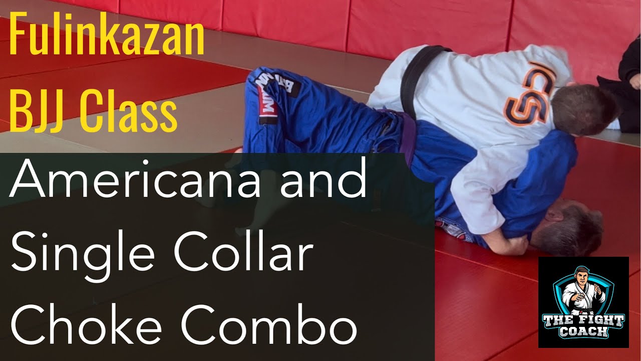 BJJ - Side Control Top - Americana & Choke Combo - YouTube