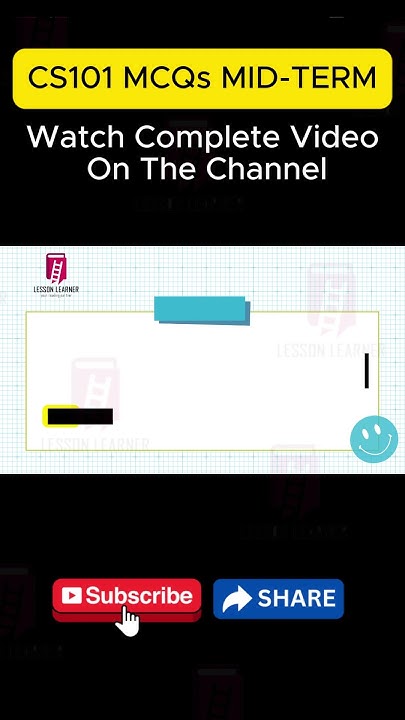 CS101 Solved MCQs | Part 1 | 100% Correct Answers | Midterm Preparation - YouTube