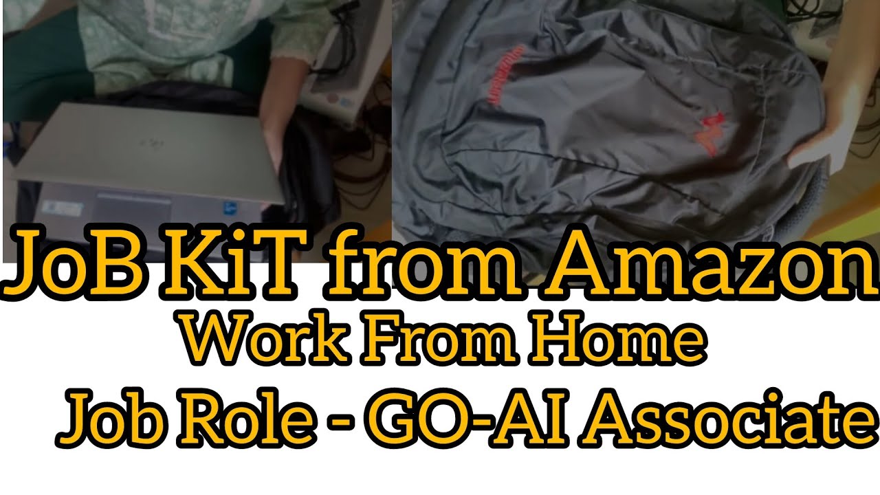 Amazon Work from home Kit//For job role GO AI Associate..// Fresher can ...