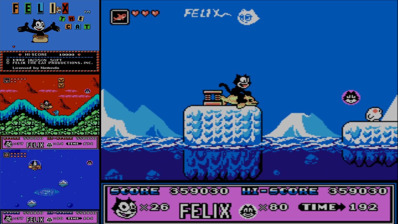 Felix the cat (NES, 1992) (Longplay) - YouTube