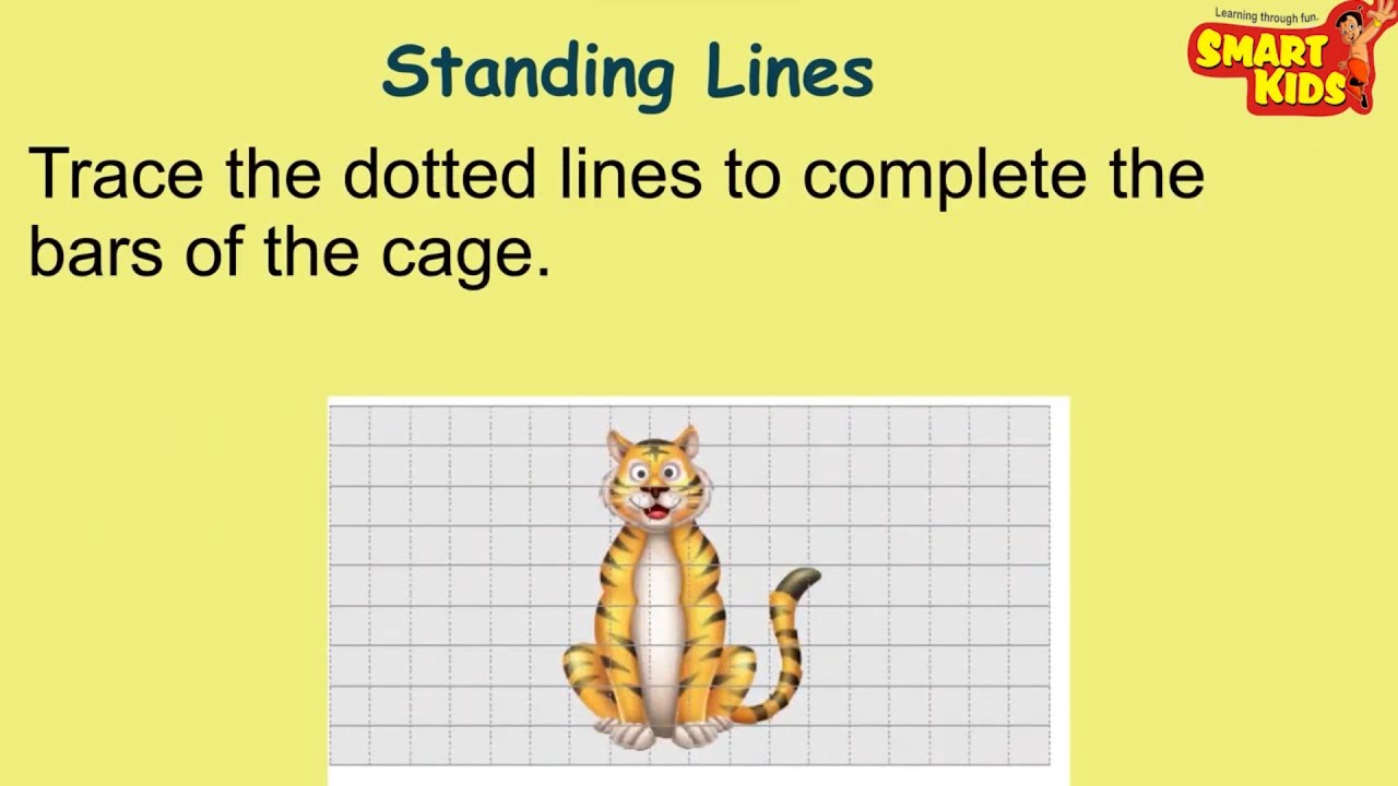 Standing Line & Sleeping Line | Learn & Fun - YouTube