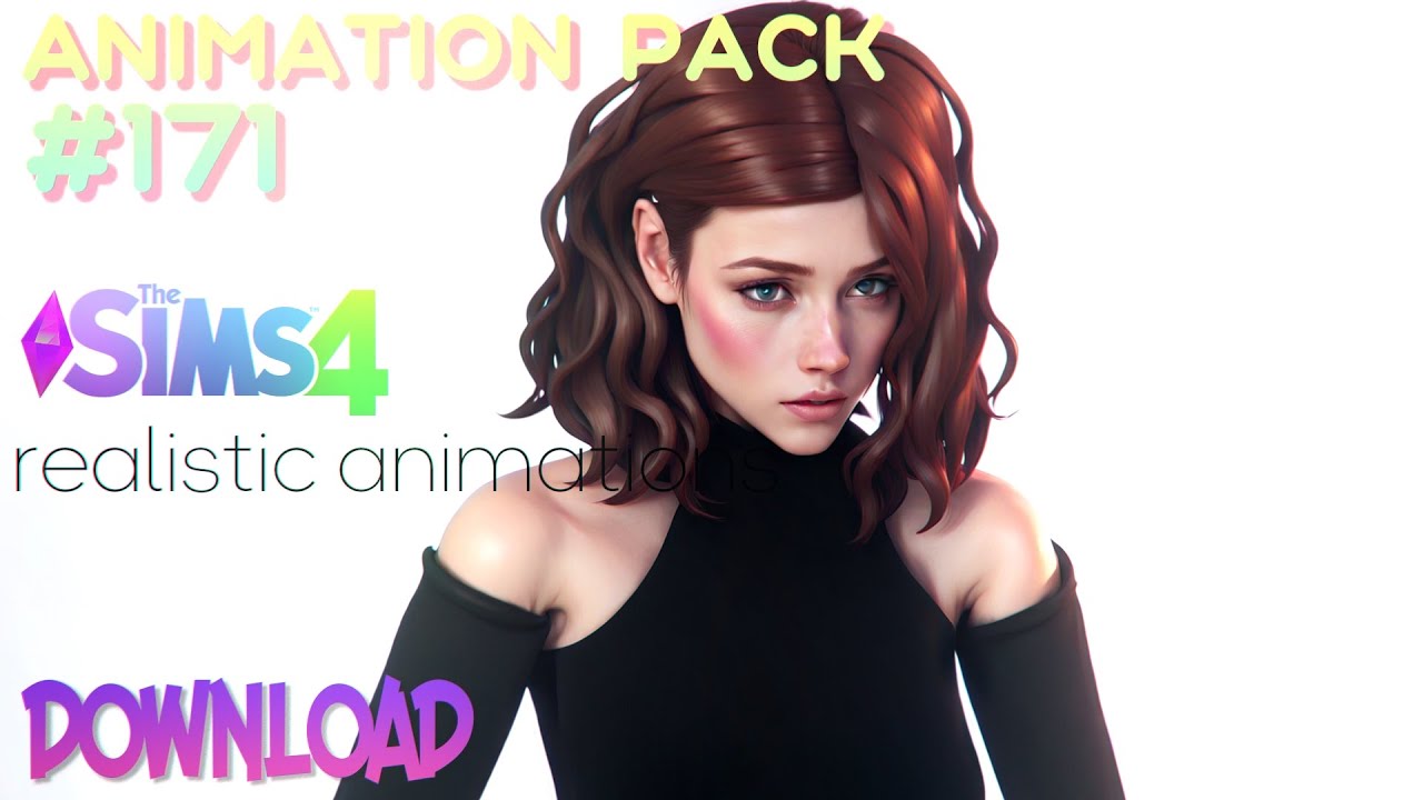 The Sims 4 Animation Pack 171 (DOWNLOAD) MOCAP realistic animations ...