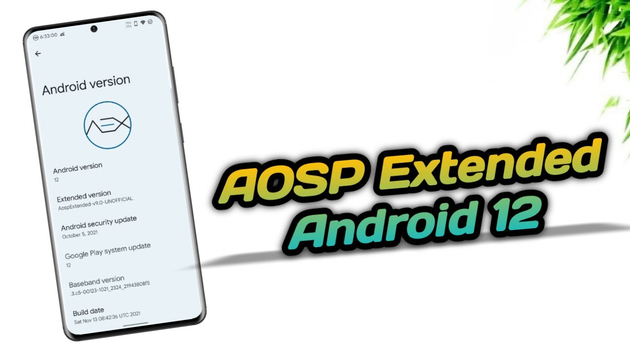 Android 12 - AOSP Extended is here with some Cool Features - YouTube