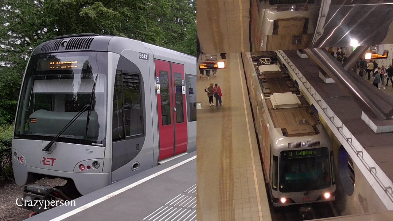 RET Rotterdam Metro in May 2019 #2 (2/2) - YouTube