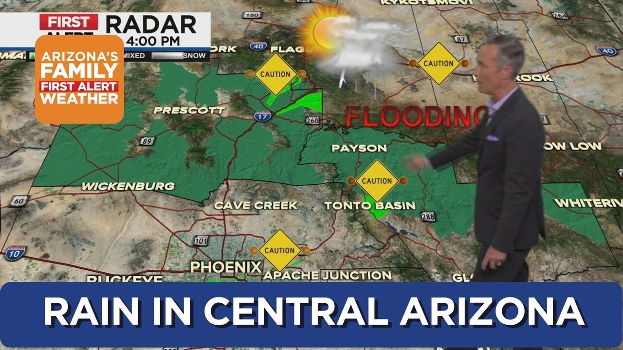 First Alert Weather day Wednesday for rain in central Arizona - YouTube