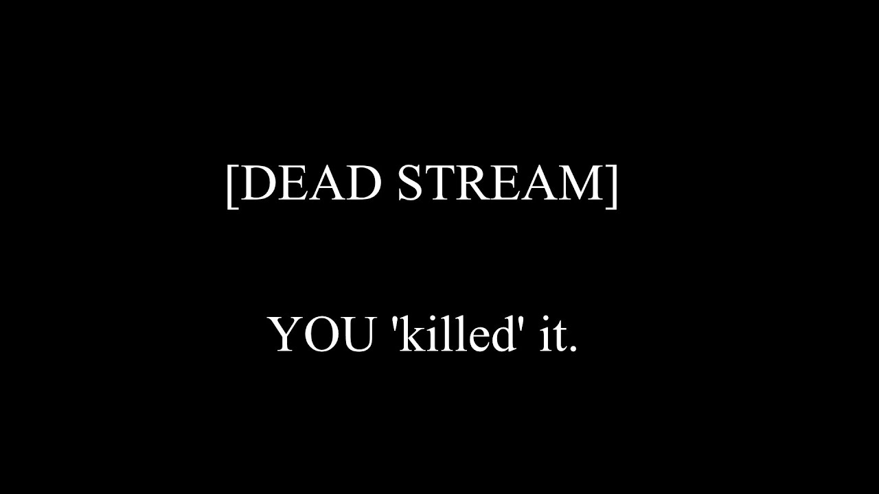 [DEAD stream - go to hell][Chat] nothing's going to happen - you know ...