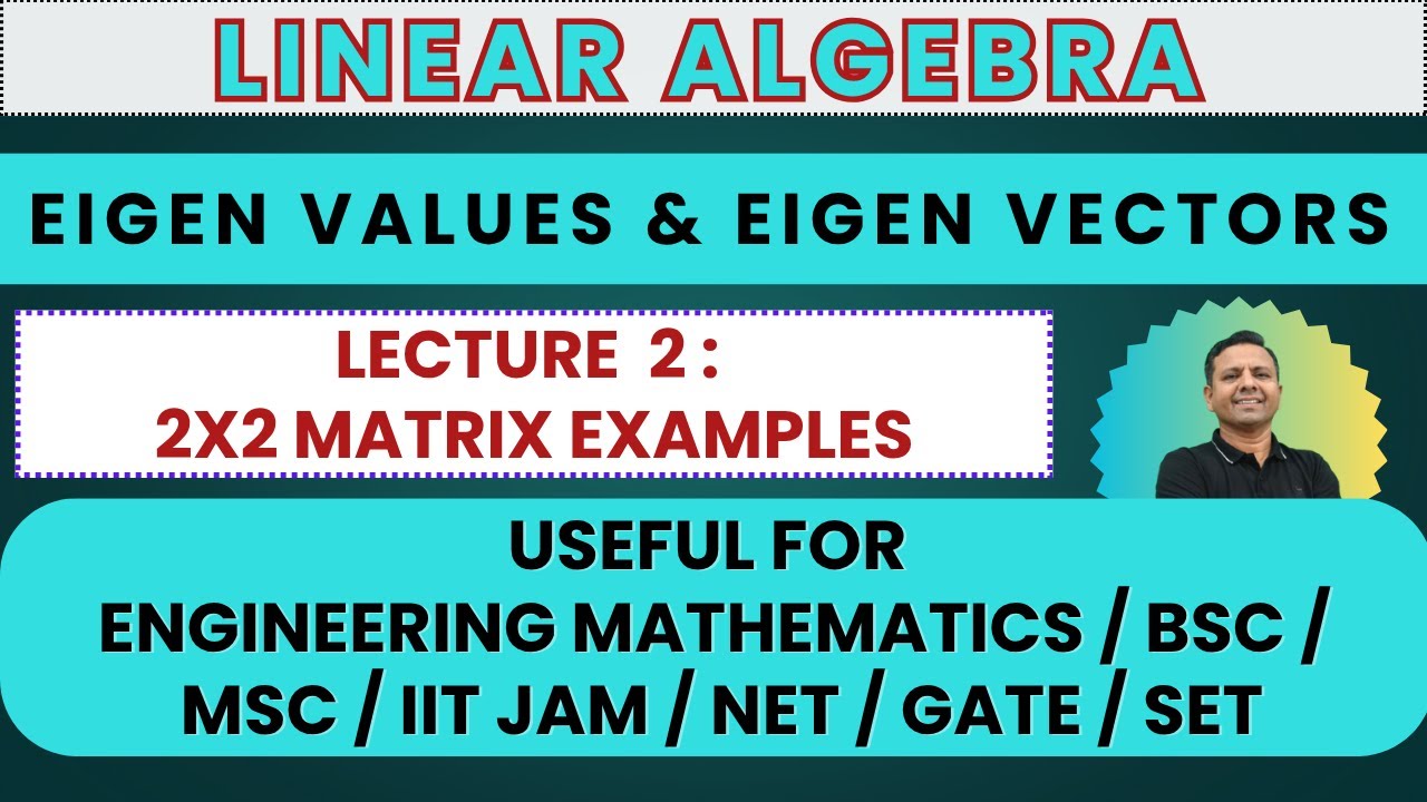 Eigen value Eigen vector | 2x2 matrix Examples | | Linear Algebra ...