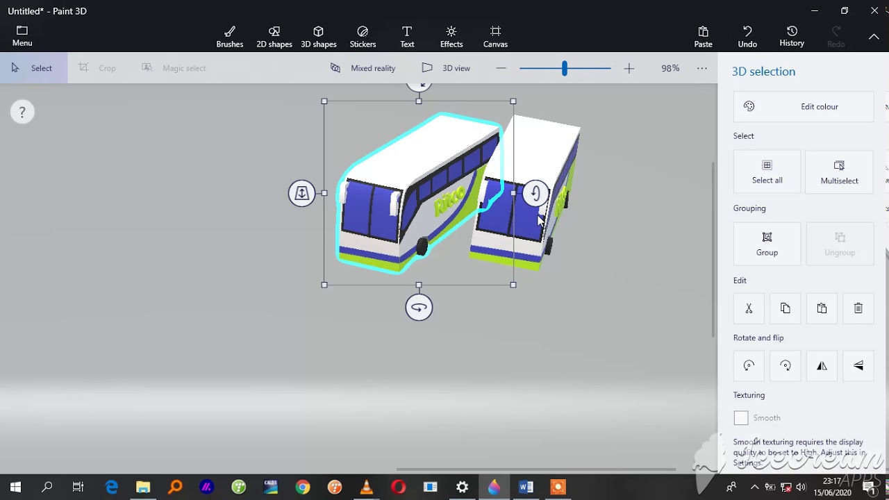 step by step 3d paint - YouTube