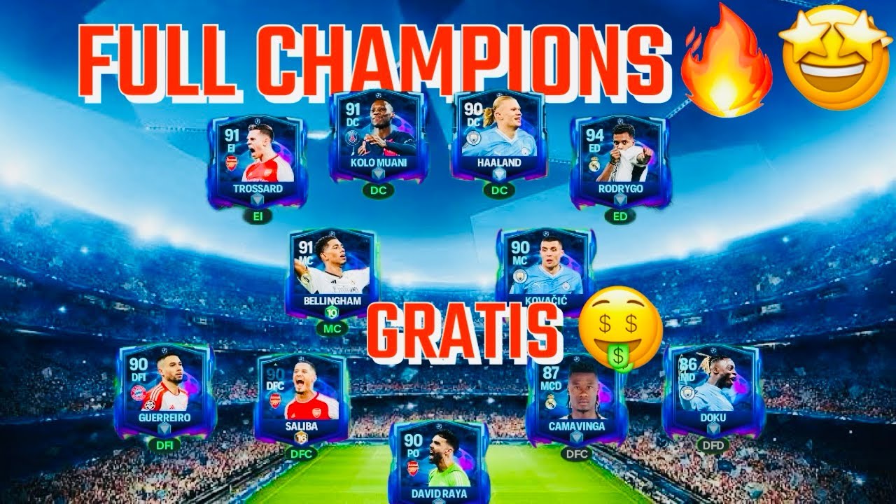 🤩🔥FULL UCL CHAMPIONS LEAGUE GRATIS EN FC MOBILE 24 #eafc24 #fcmobile # ...