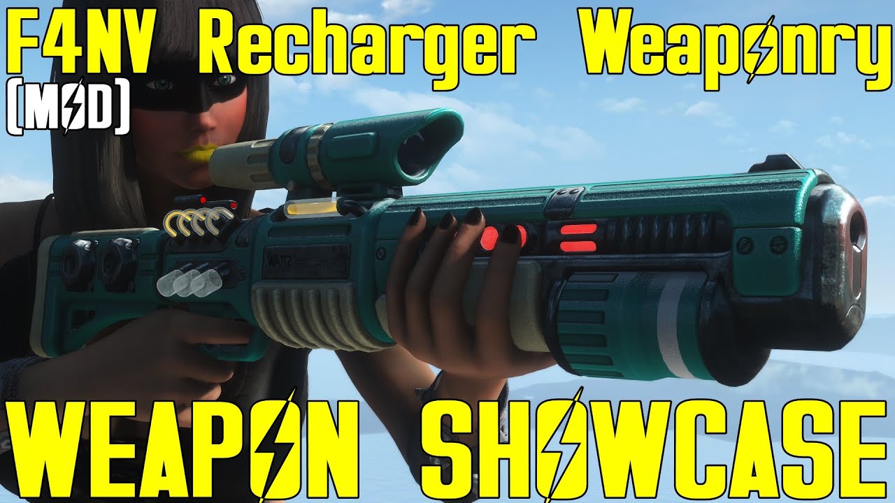 Fallout 4: F4NV Recharger Weaponry - Weapon Mod Showcase - YouTube