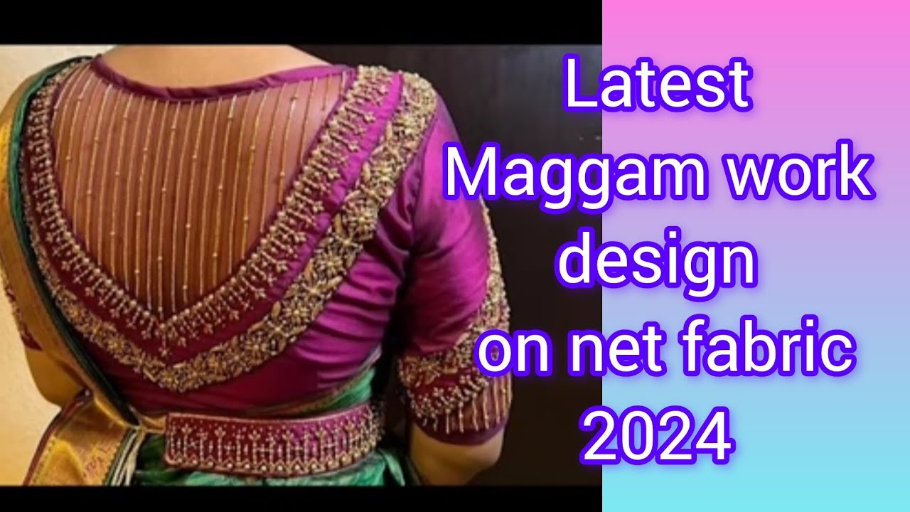 #latest maggam work design on net #fashion #maggamwork - YouTube