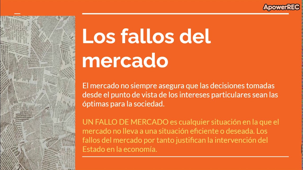 La intervención del Estado en la Economía - YouTube