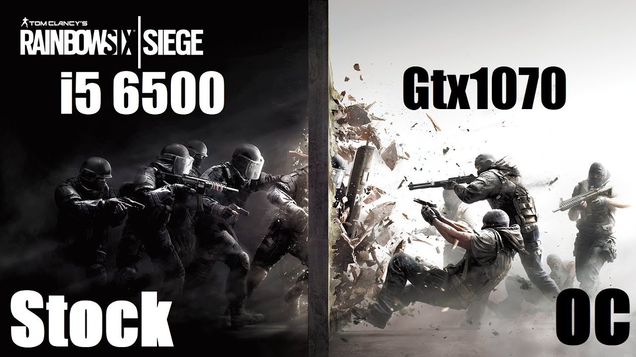 Rainbow Six Siege Benchmark Test 1080p ( i5 6500 | Gtx1070 Stock vs OC ...