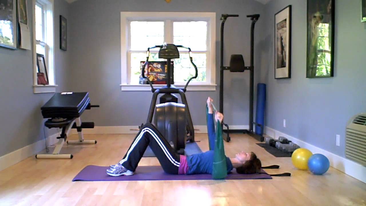 Thera Band Arm Pull - YouTube