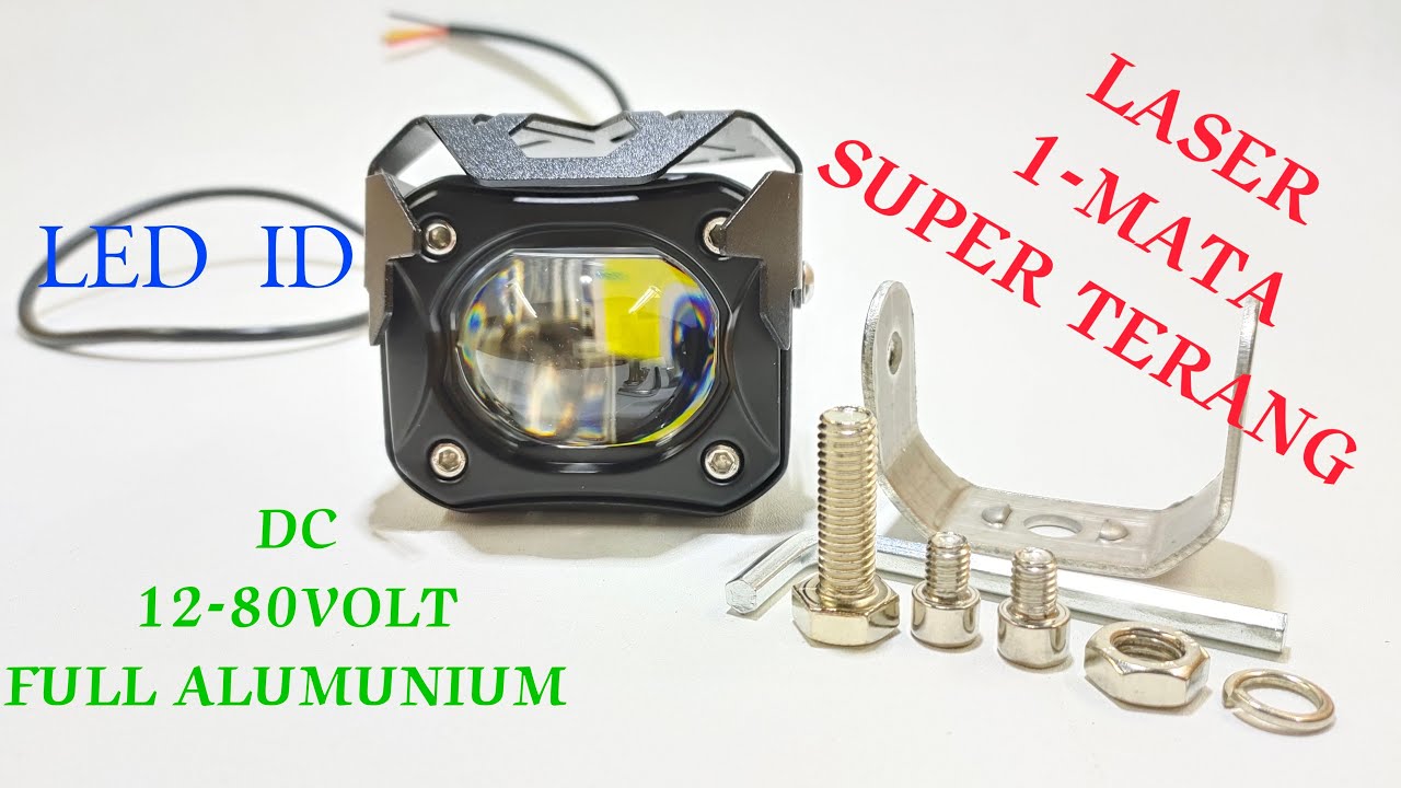 Lamput tembak Laser D2 CREE LED TRASNFORMER 2 warna HI LO putih kuning ...