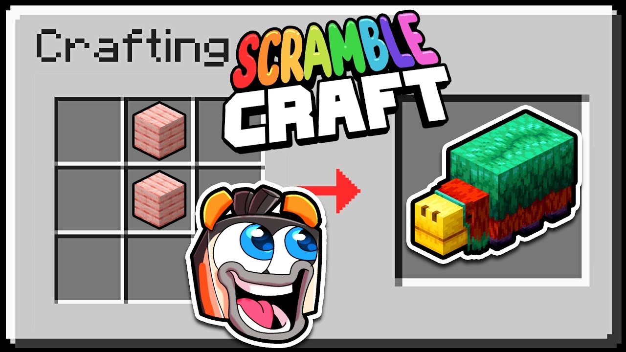 Minecraft but Crafting is RANDOMIZED! (Scramble Craft 3) - YouTube