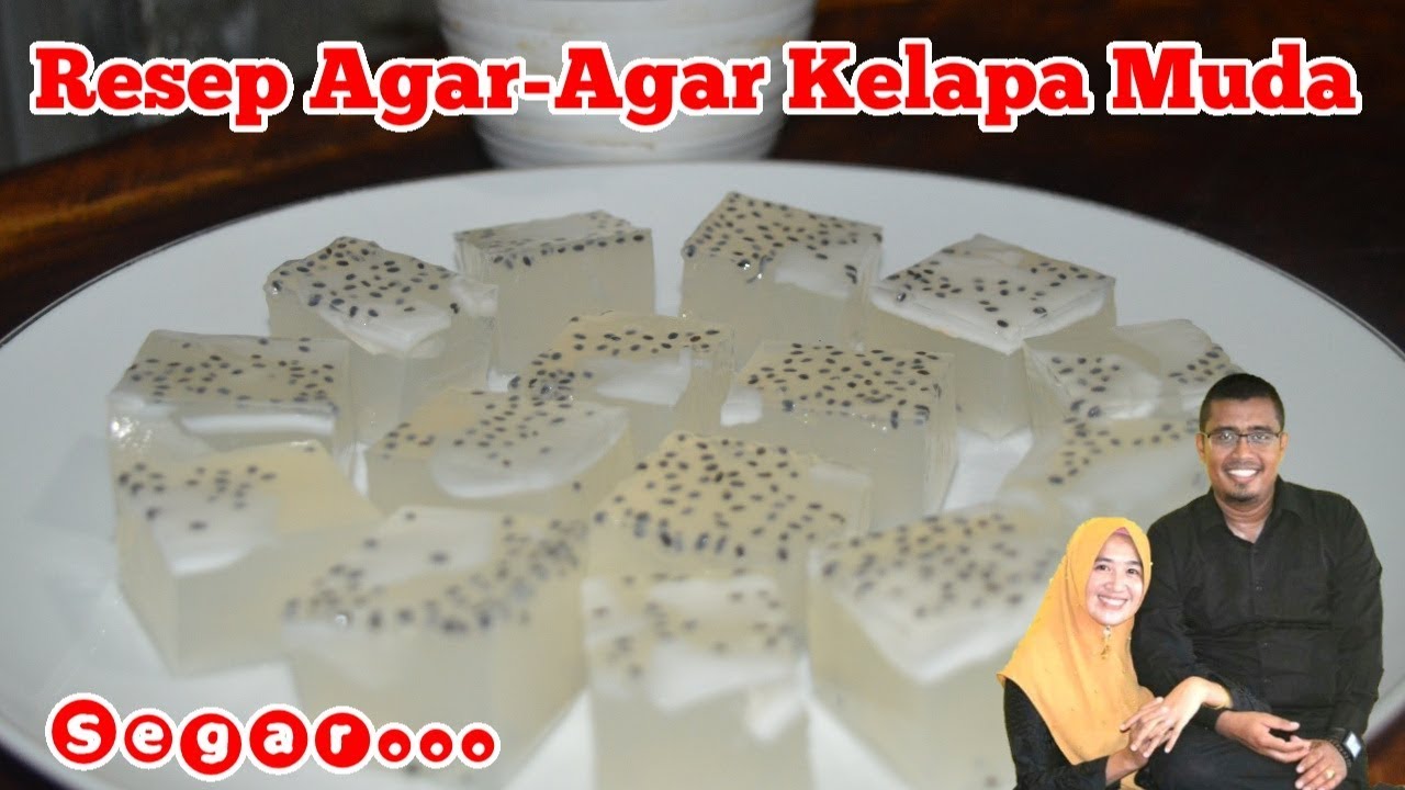 Cara Membuat Agar-Agar Kelapa Muda || ResepnTakjil #wns - YouTube