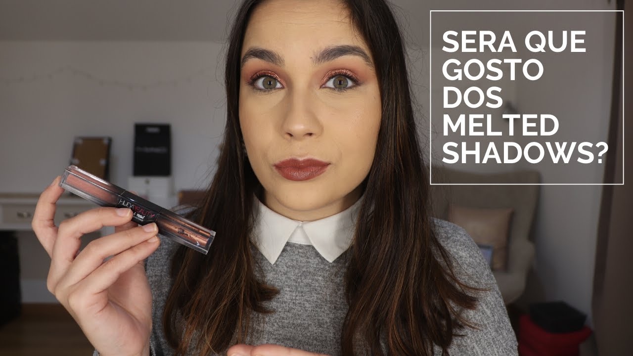 Huda Beauty Melted Shadows | Maquilhagem - YouTube
