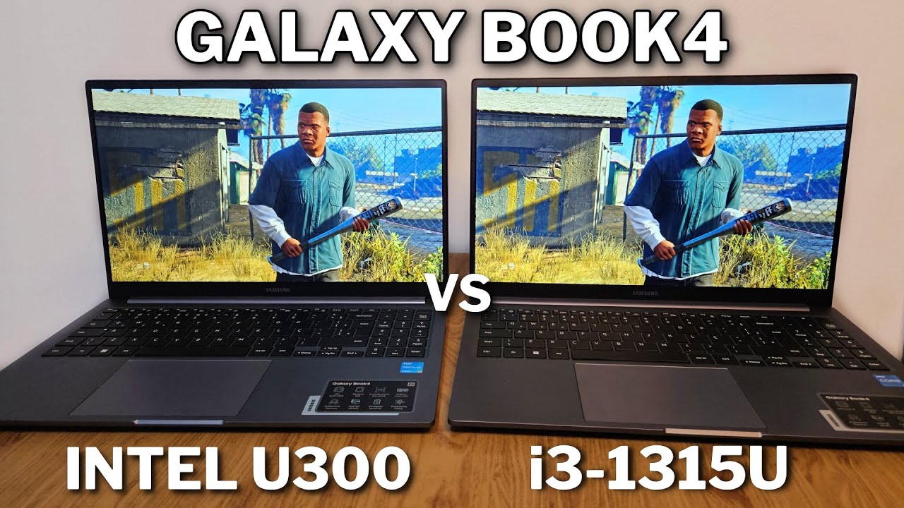 GALAXY BOOK 4 Intel U300 vs i3-1315U - Qual é a diferença nos JOGOS ...