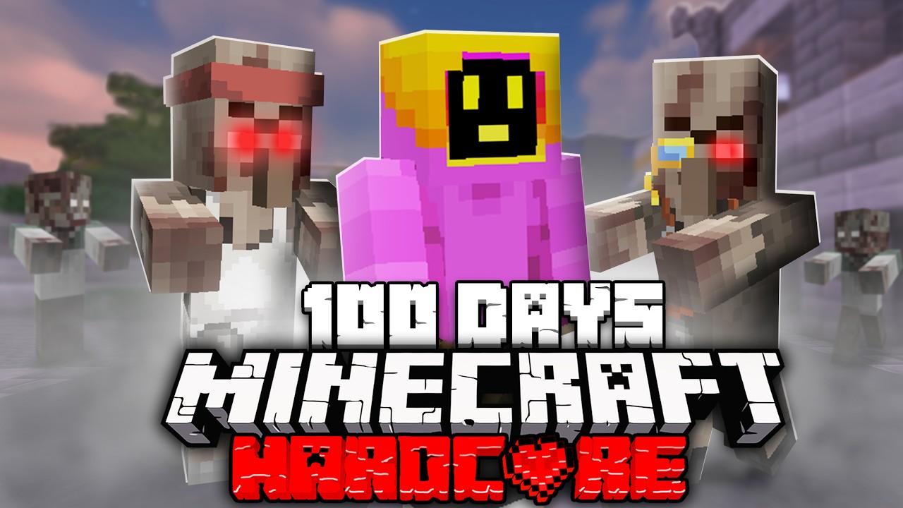 I Survived 100 Days Of Minecraft Hardcore In A Zombie Apocalypse! - YouTube