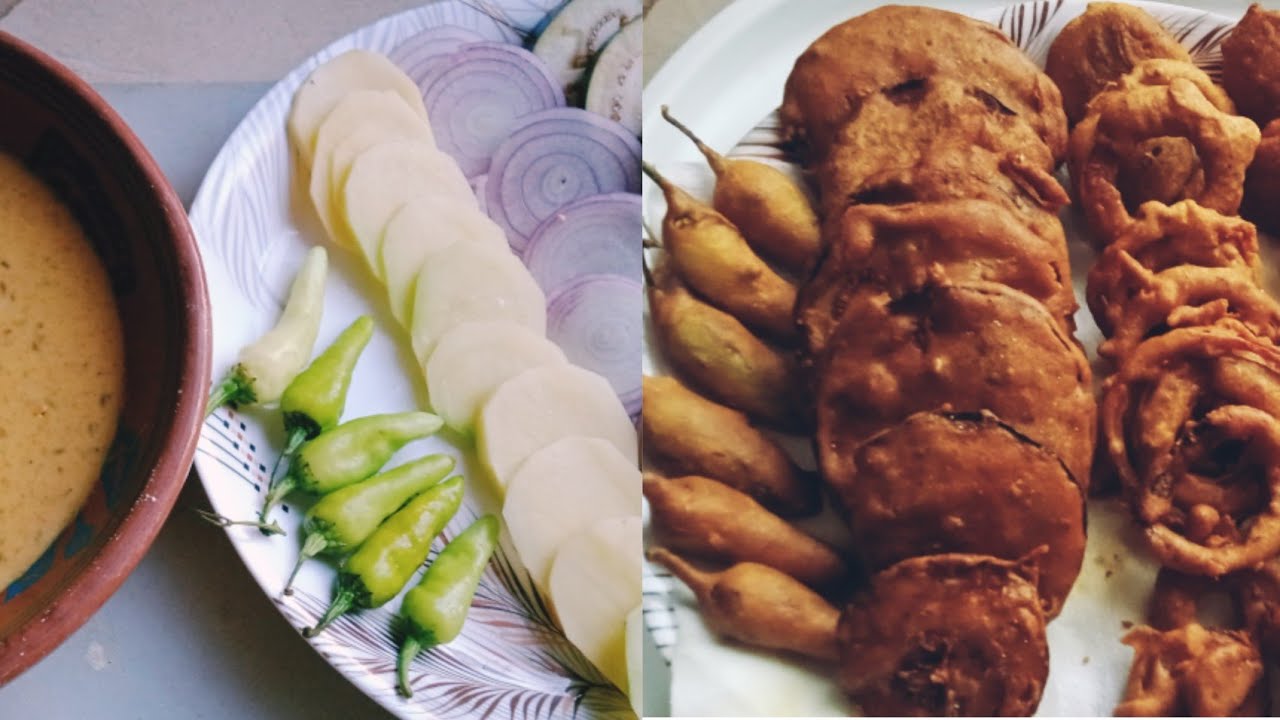 Pakora platter || vegetable pakoras||evening snacks || fritters recipe ...