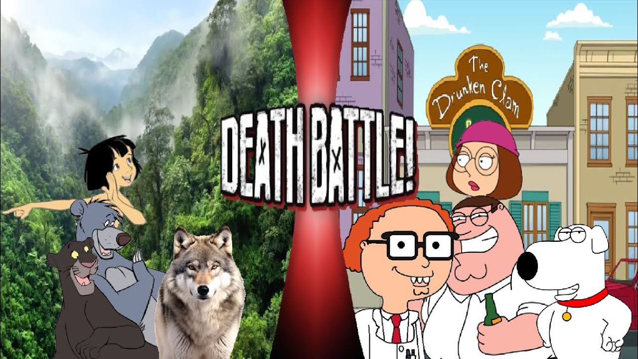 death battle baloo the bear vs peter griffin (jungle book vs family guy ...