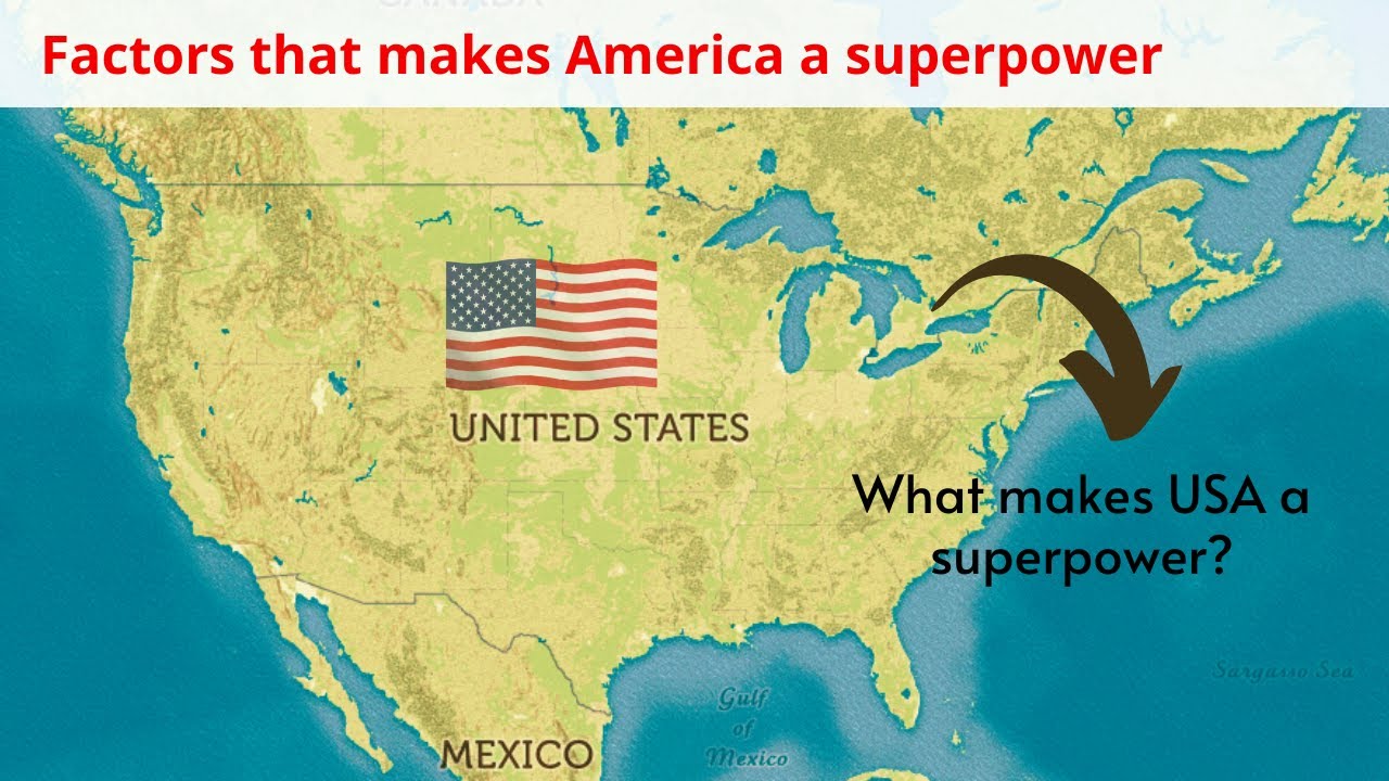 What makes the America a superpower? | Reality of USA - YouTube