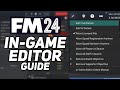 How to Use the In-Game Editor in FM24 - Football Manager Videos