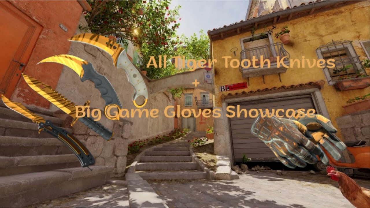 All Tiger Tooth Knives + Big Game Gloves | CS2 Showcase - YouTube