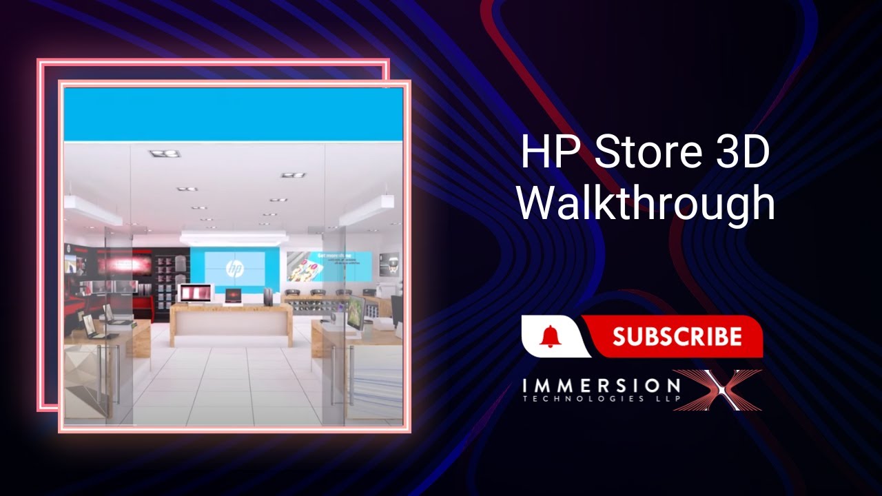 HP Store 3D Walkthrough - YouTube
