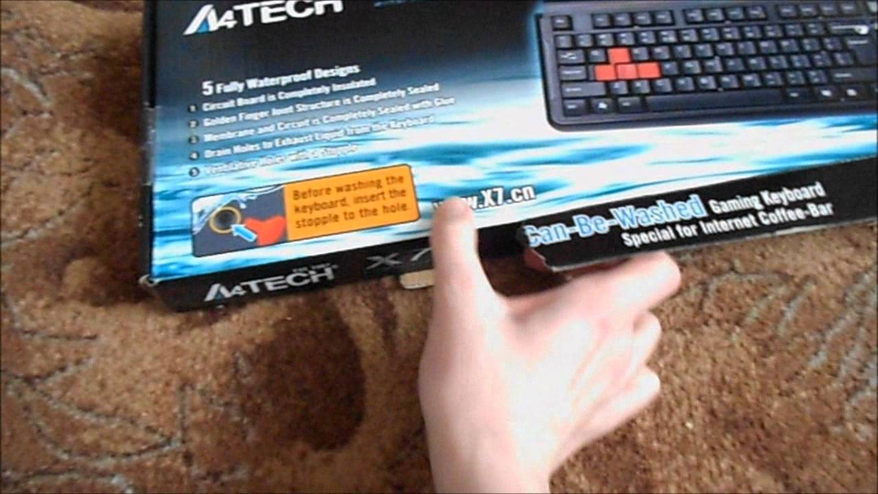 A4Tech X7 G300 unboxing - YouTube