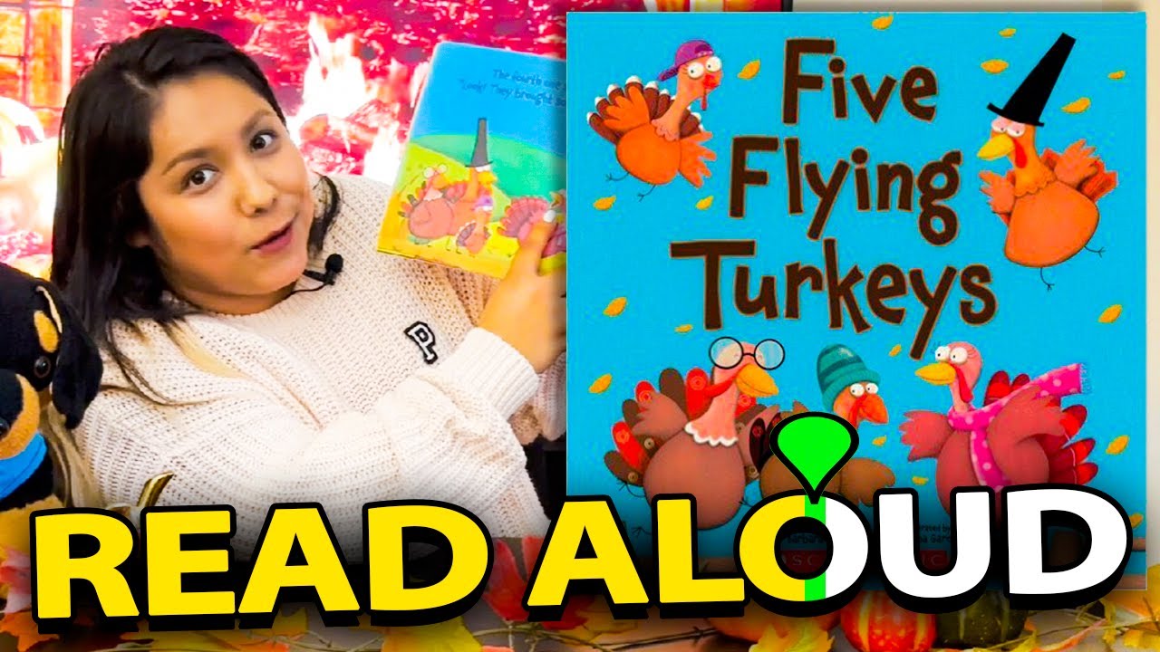 Kids Book READ ALOUD: Five Flying Turkeys - YouTube
