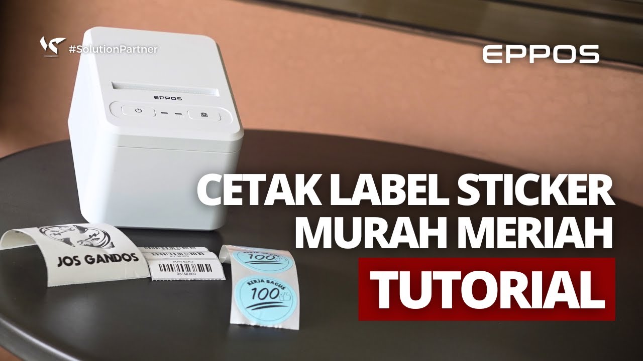 CETAK STICKER MURAH MERIAH BERBAGAI UKURAN DENGAN PRINTER LABEL THERMAL ...