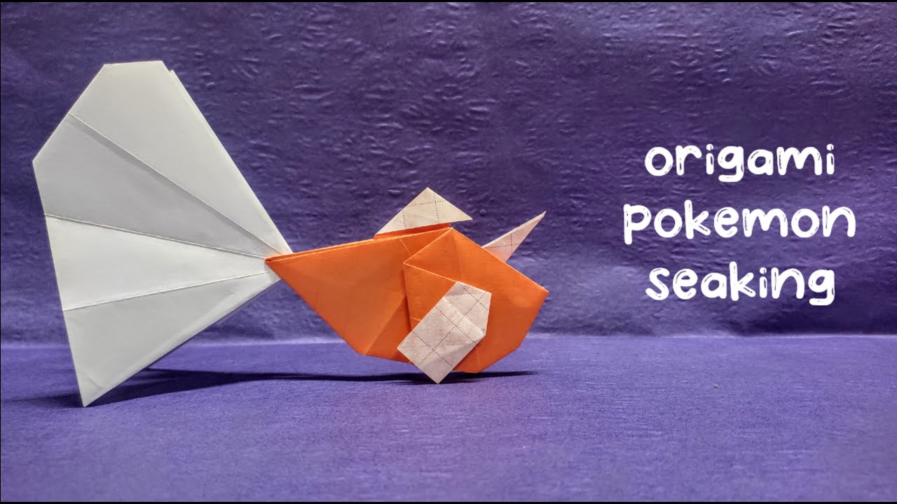 Origami Pokemon Seaking Easy | How To Make A Paper Pokemon Seaking Easy ...