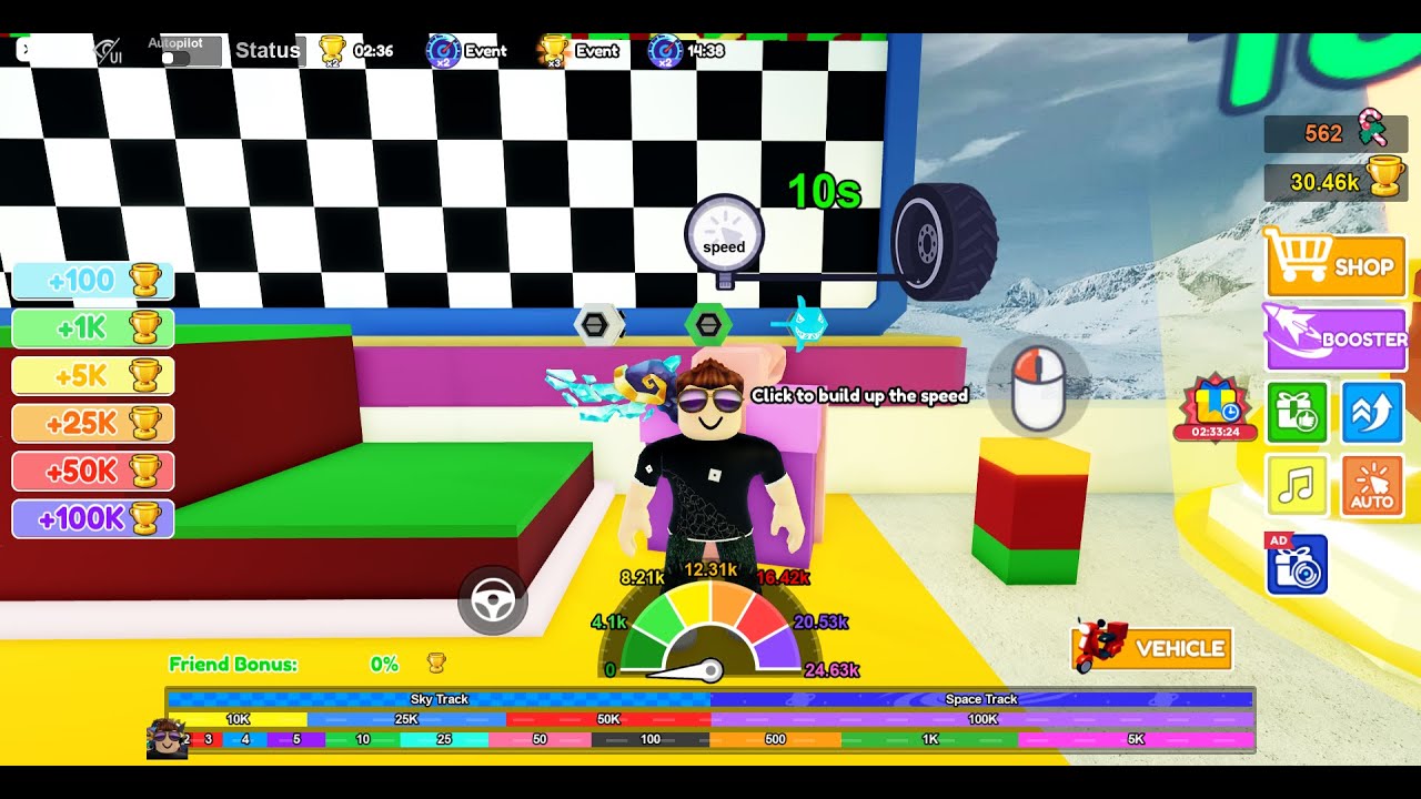 Playing a speed race game - YouTube