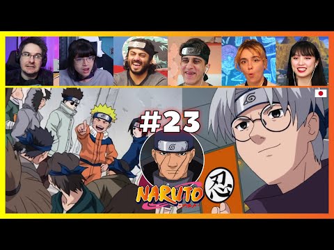 Naruto Episode 23 | Rookies Face off! | Reaction Mashup ナルト - YouTube