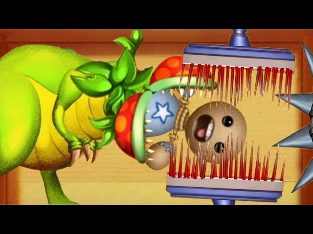 Mutant Dinosaur Plant Buddy in Spines 🎯 Kick The Buddy NEW 2023🎯