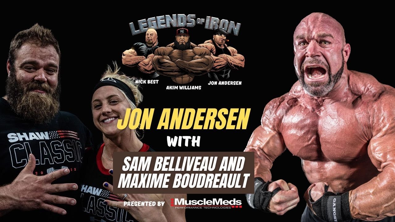 Jon Andersen with Sam Belliveau and Maxime Boudreault [Legends of Iron ...
