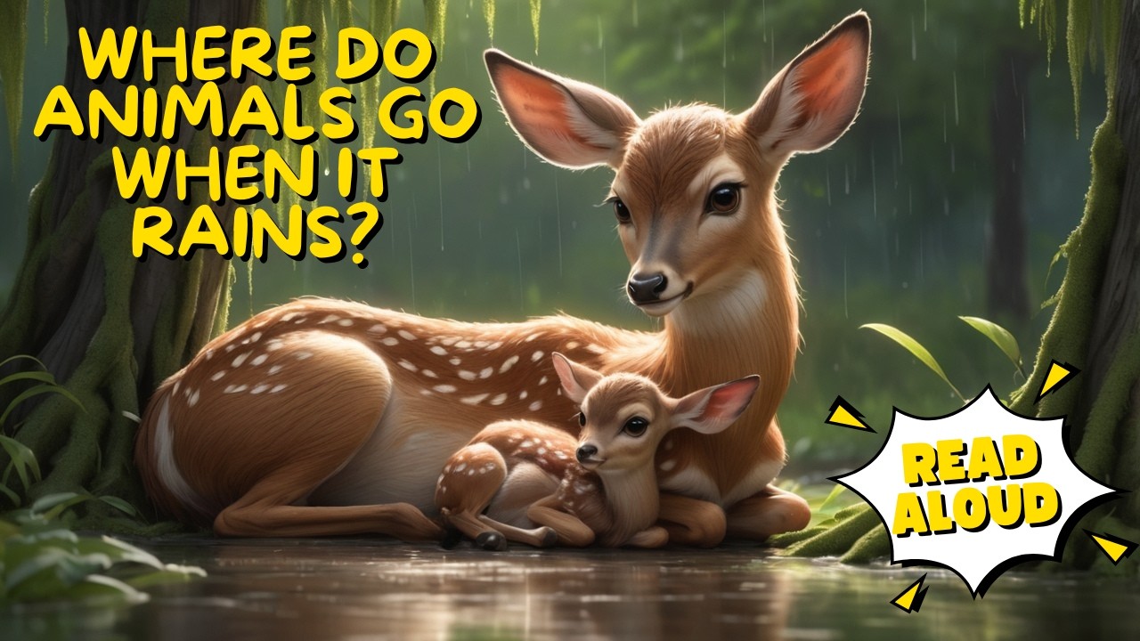 🐻🌧️ Where Do Animals Hide When It Rains? A Cozy Bedtime Story for Kids ...