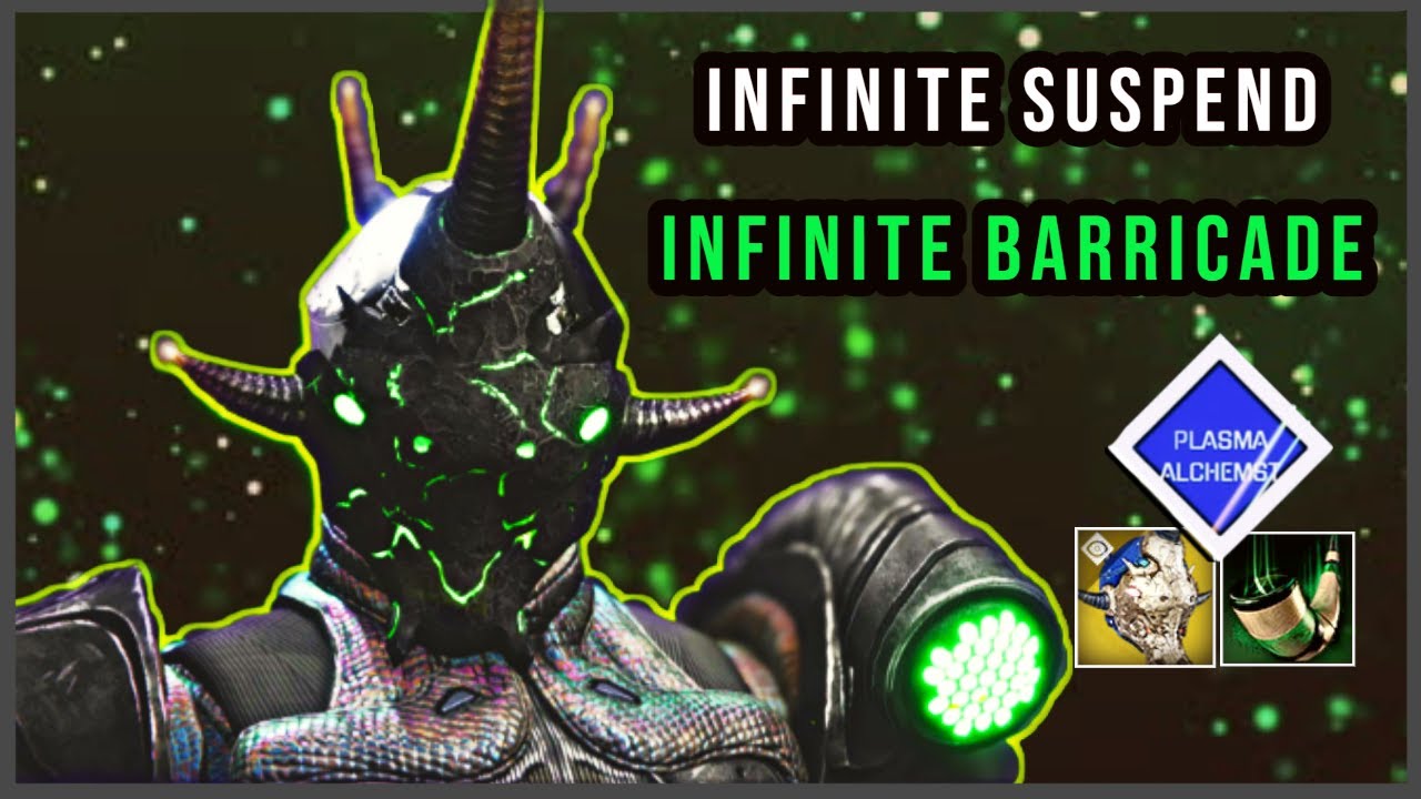 Destiny 2: INFINITE TITAN SUSPEND & BARRICADE! Khepri's Horn Build ...