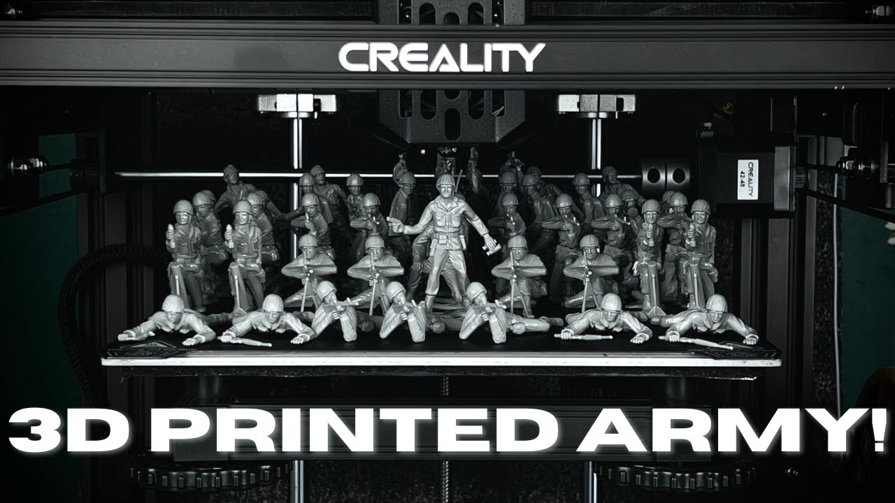 3D Printed Army - Creality Ender-5 S1 (Army Men Stop Motion) - YouTube