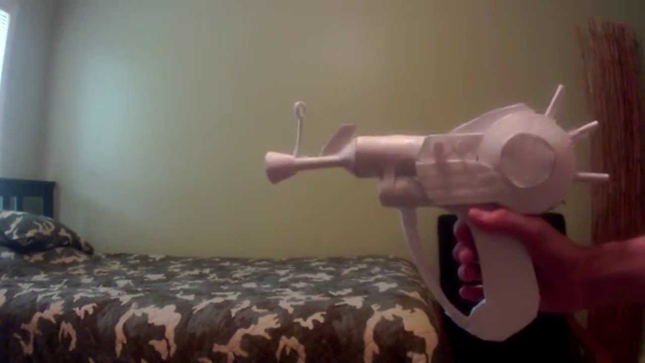 paper ray gun - YouTube