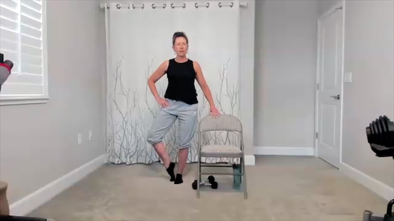 Chair Fitness Class| Seated and Standing - YouTube