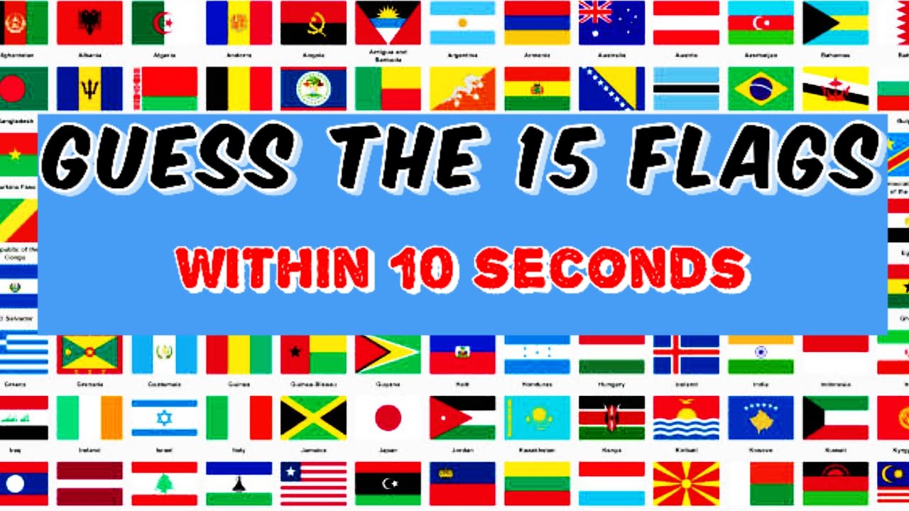 Play the country flag guessing quiz, 15 questions and 10 seconds to ...