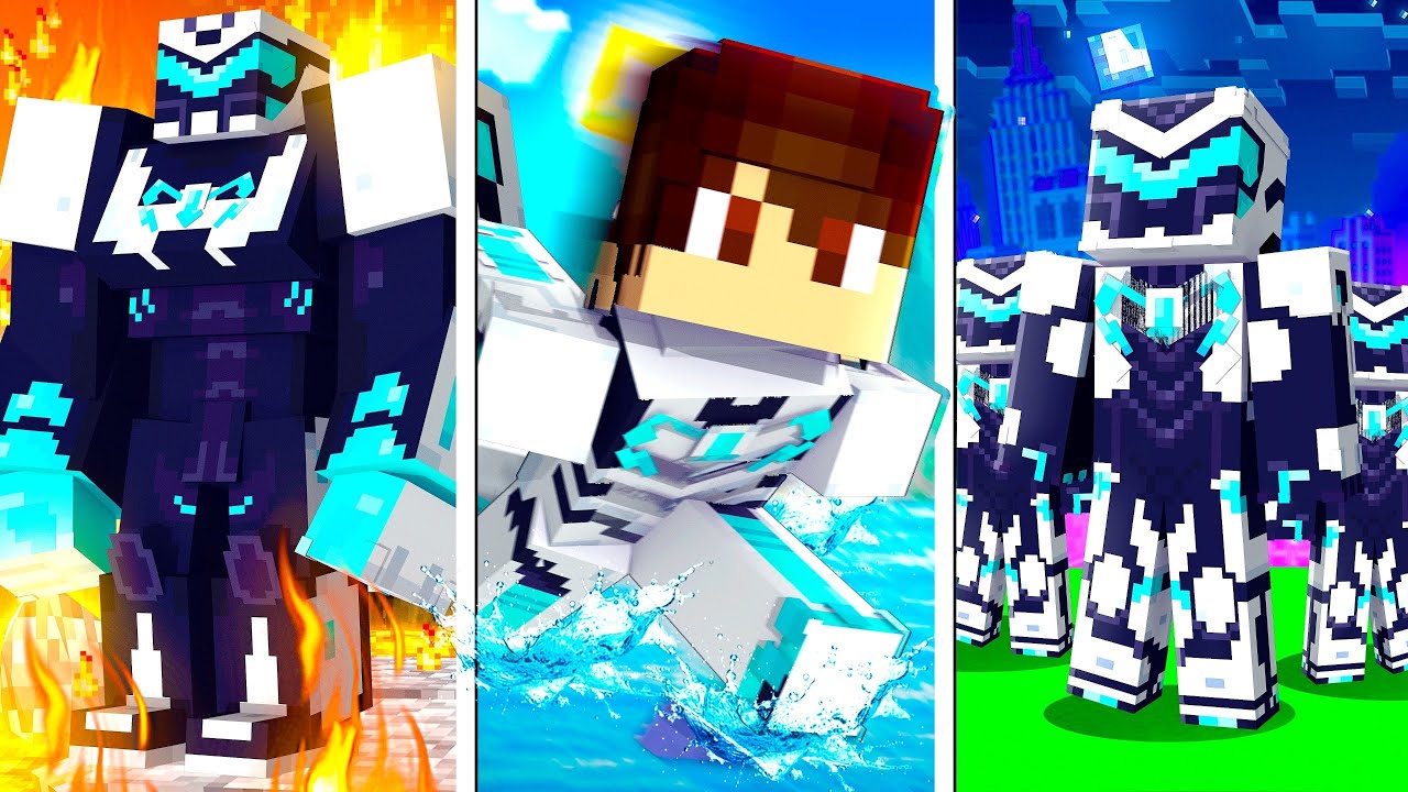 O MAXSTEEL modo turbo MAIS FORTE de TODOS no MINECRAFT !! ‹ Ine › - YouTube