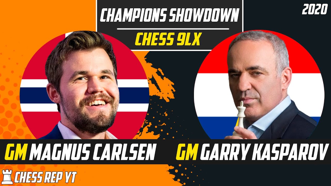 LEGENDARY DUEL: MAGNUS CARLSEN VS GARRY KASPAROV! Champions Showdown ...