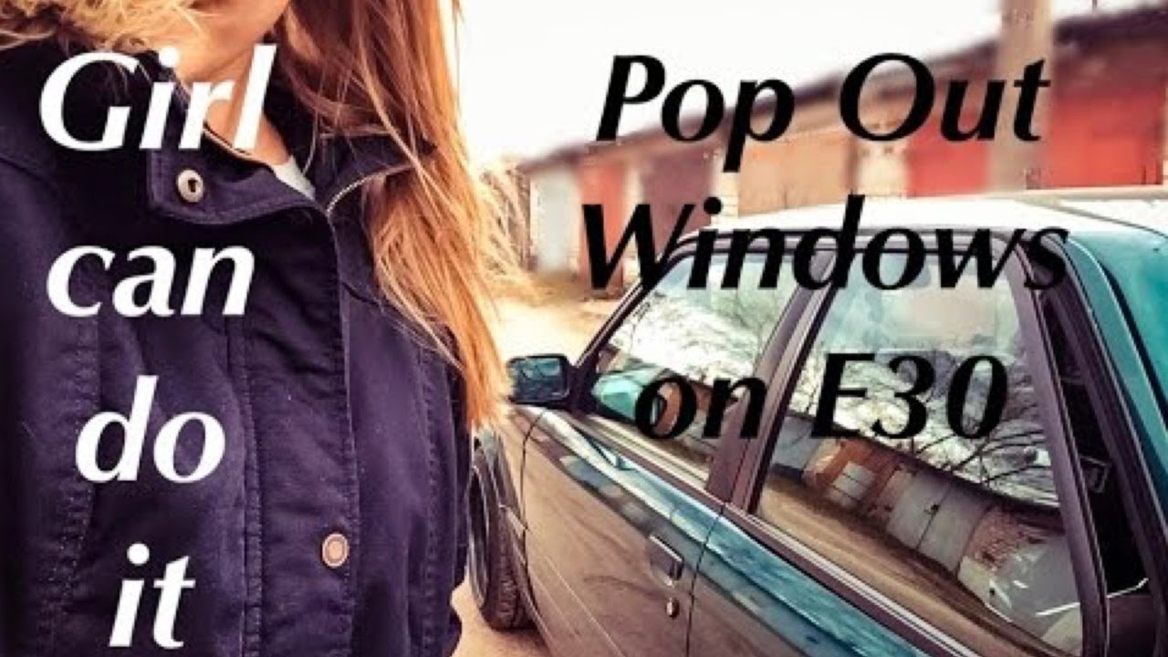 How to install Pop Out Windows BMW E30. Установка распашных форточек на ...