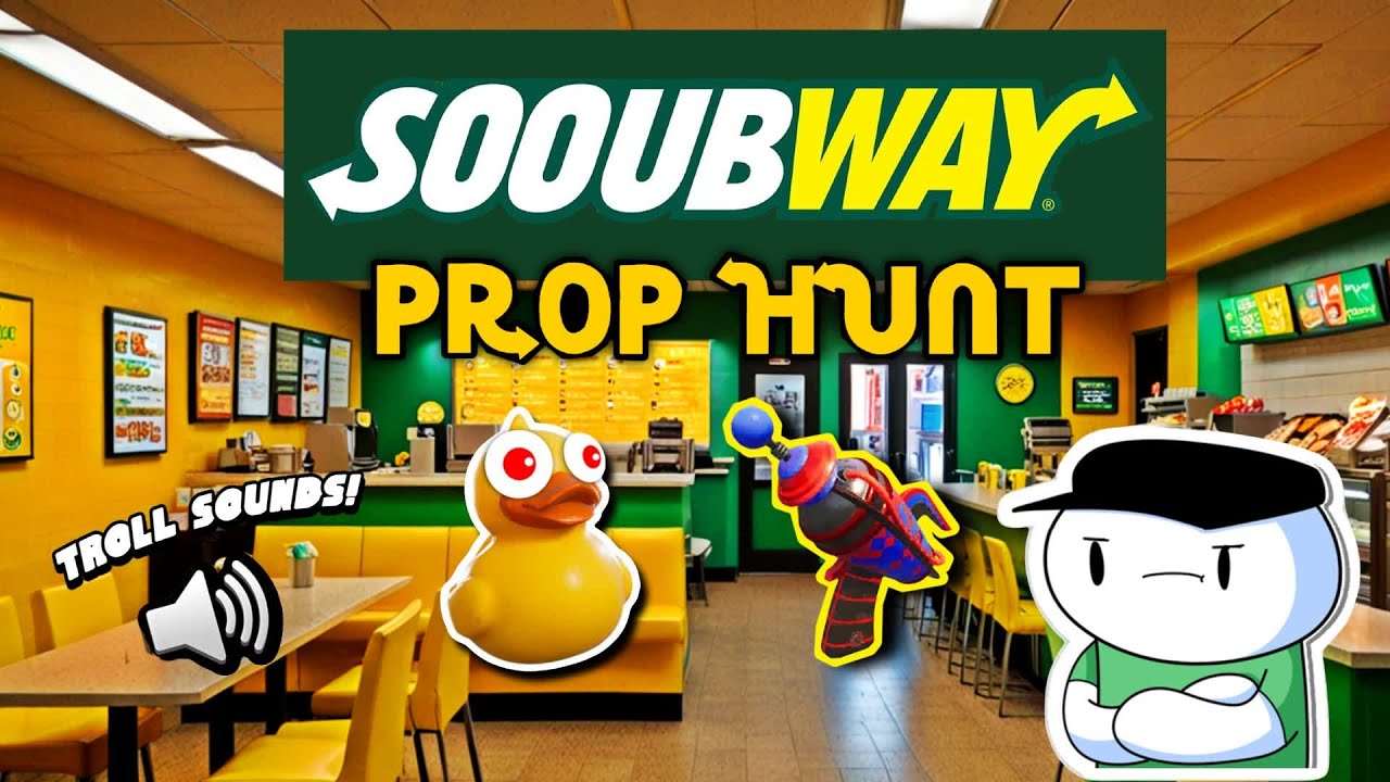 FORTNITE SUBWAY PROP HUNT 🥪 🔎 FIND SECRETS 🔈 CUSTOM MEME SOUNDS ⭐ MAP CODE: 0241-9801-2703 - YouTube